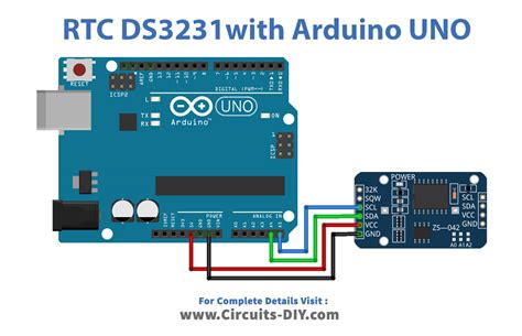 How To Interface Real Time Clock Rtc Ds Module With Arduino Uno