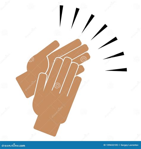 Clapping Hands Applause Thumbs Up Team Congratulations Cartoon Vector