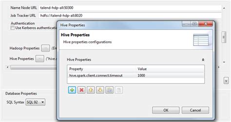 Creating A Connection To A Hive Database Talend Studio Help