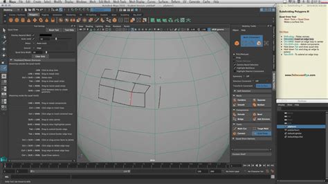 Subdividing Polygons In Maya Part 4 5 YouTube