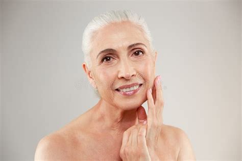 Amazing Naked Elderly Woman Posing Stock Photo Image Of Natural