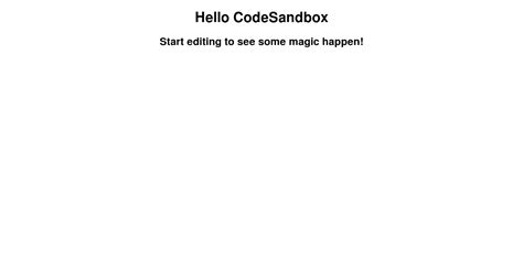Tailwind Test Codesandbox