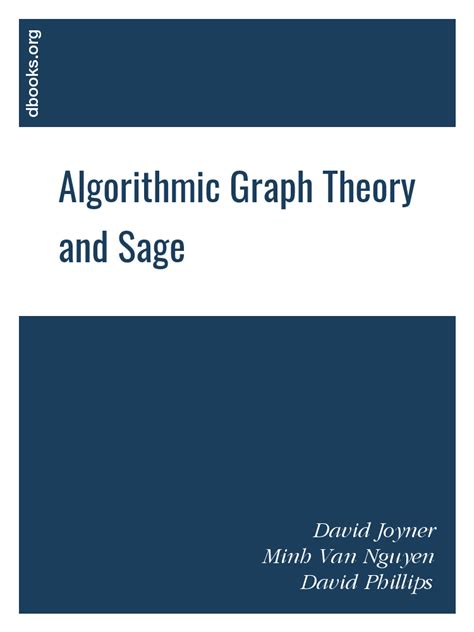 algorithmic graph theory and sage pdf free download books