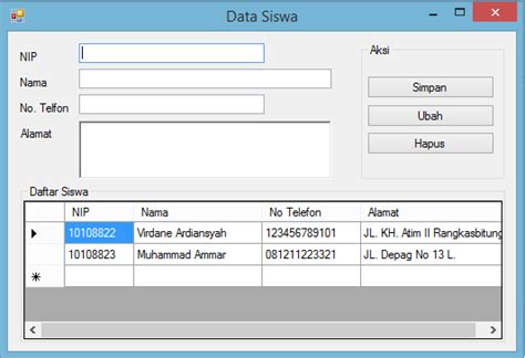 Menampilkan Data Dari Database MySQL Ke DataGridView VB Net Lebak Cyber