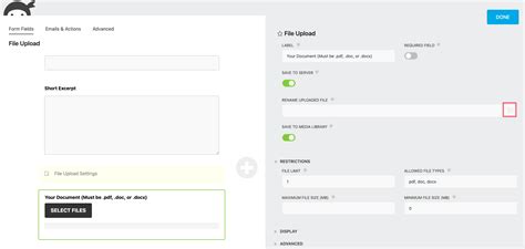 How To Make A File Upload Form In WordPress Ninja Forms