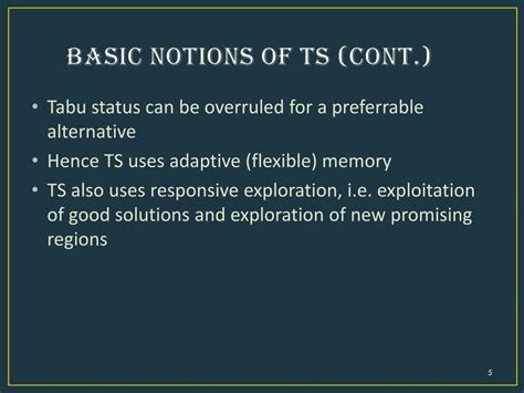 ppt tabu search powerpoint presentation free download id 2091256