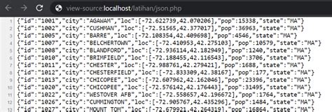 export data mysql ke json dengan php tutorial php