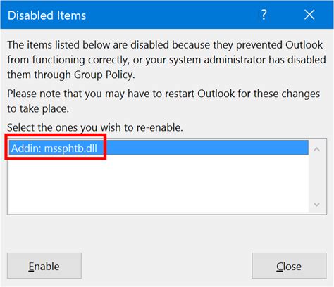 How To Fix Missing Add In In Outlook 2016 2013 Or 2010 Service Desk