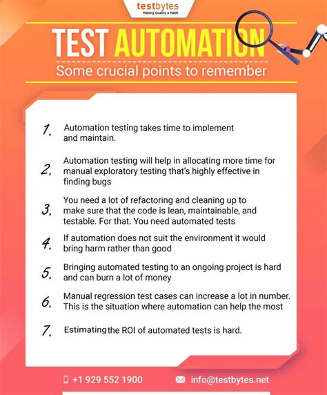 software testing and qa company testbytes on linkedin testautomation infographics testing