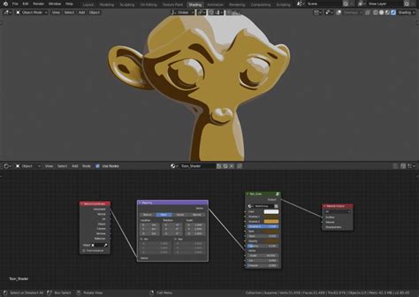Blender 28 Eevee Toon Shader Magnetic Blender