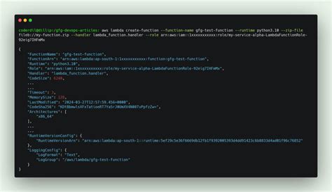 AWS Lambda Functions With AWS CLI GeeksforGeeks