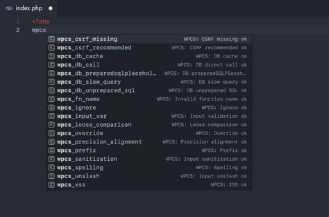 github vijayhardaha vscode wpcs whitelist flags add wordpress coding standards whitelist