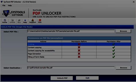 how to decrypt pdf file with or without password [owner level security]