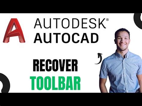 How To Recover Missing Toolbar In AutoCAD YouTube