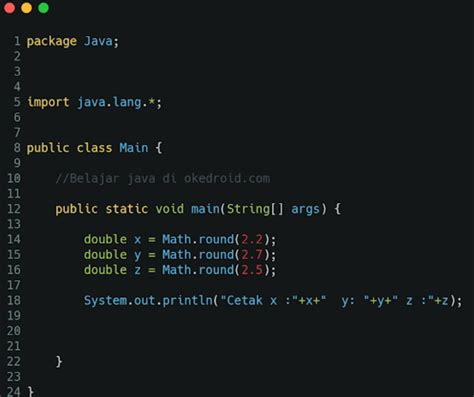 cara menggunakan method math di java webzid developer