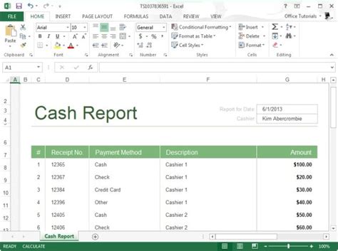 How To Make A Cashier Count Chart In Excel Create Charts In Excel