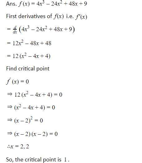 cbse class 11 mathematics maxima and minima