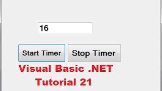Visual Basic Net Tutorial 22 How To Show Running Current Date And Time