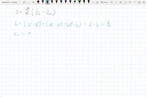 solved find a formula for the partial sum sn of ∑n 1 ∞ 1 n 1 and show that the series diverges
