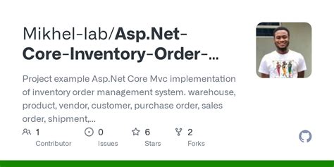 GitHub Mikhel Lab Asp Net Core Inventory Order Management System