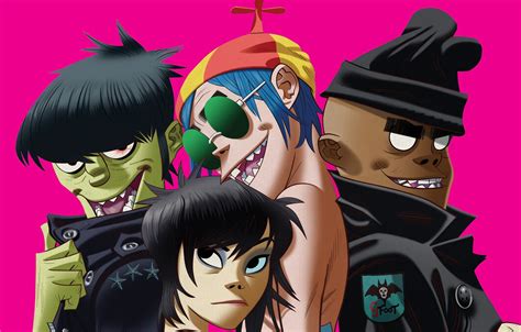 Wallpaper Music Style Gorillaz Group Noodle Russel Hobbs Noodle Jamie Hewlett Jamie