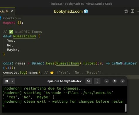 get all enum values or names as an array in typescript bobbyhadz