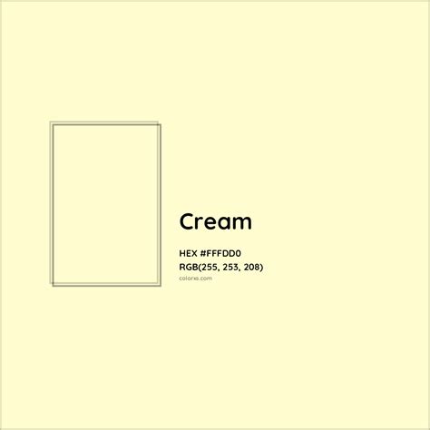 About Cream Color Codes Similar Colors And Paints Colorxs
