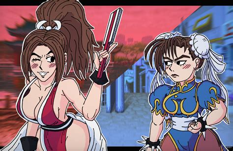 Mai Vs Chun Li By Ferrisferrokarril On Newgrounds