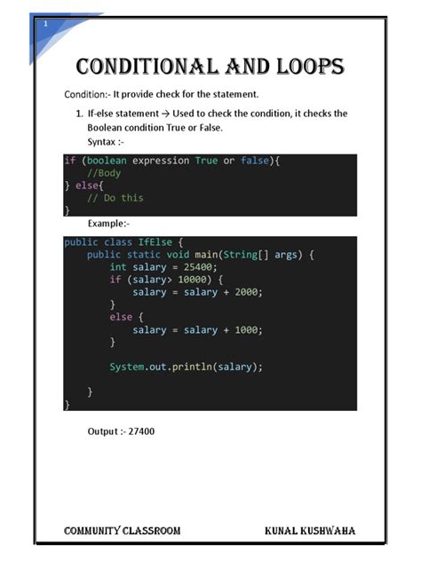 conditionals and loops pdf download free pdf control flow computer engineering