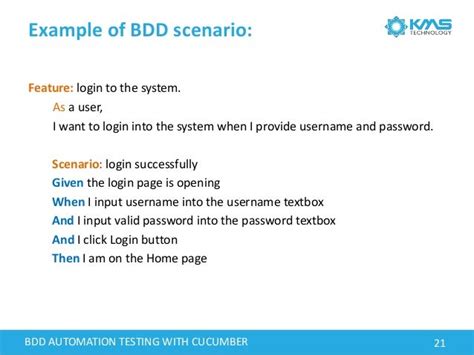 behavior driven development and automation testing using cucumber fra…