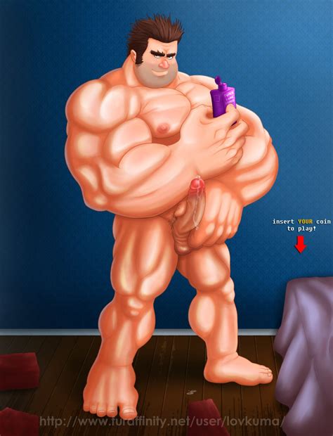Rule 34 Bara Disney Lovkuma Lube Male Male Only Penis Ralph Wreck It Ralph Tagme Wreck It