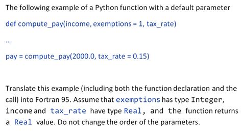 solved the following example of a python function with a
