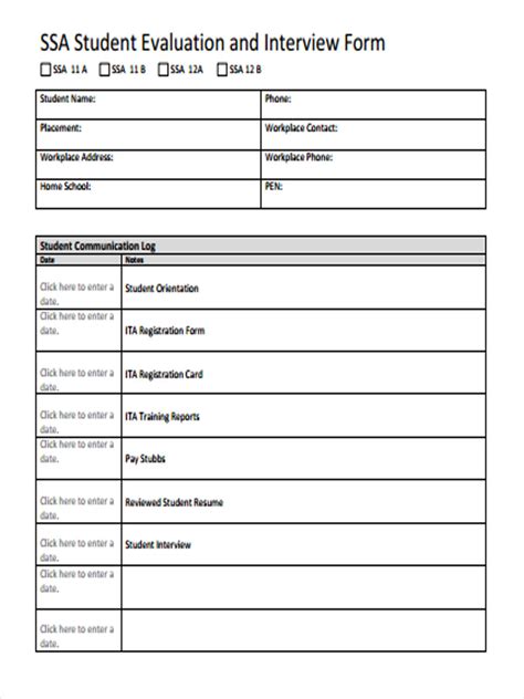 Interview Template Word