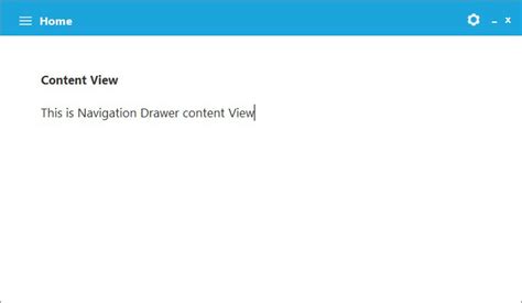 WinForms Navigation Drawer Control SideBar Menu Syncfusion