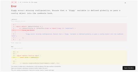 UseRoute Ziggy Hook Forked Codesandbox