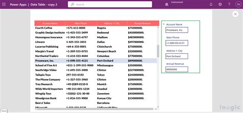 How To Display Search And Filter Data Table In Canvas App Microsoft