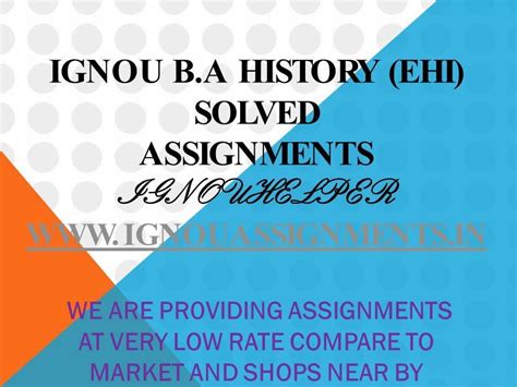 ignou b a history ehi solved assignments 2019 20 ignou solved assignment
