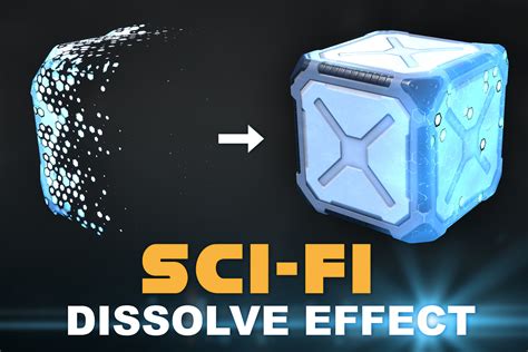 sci fi dissolve effect vfx shaders unity asset store