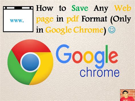 How To Save Any Webpage In PDF Format Only In Google Chrome YouTube