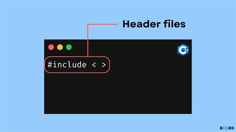 header in c board infinity
