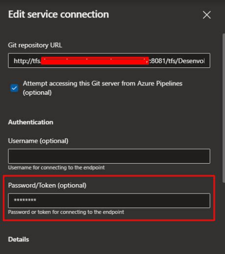 Authentication Failed When Connect Other Git Azure DevOps Server In