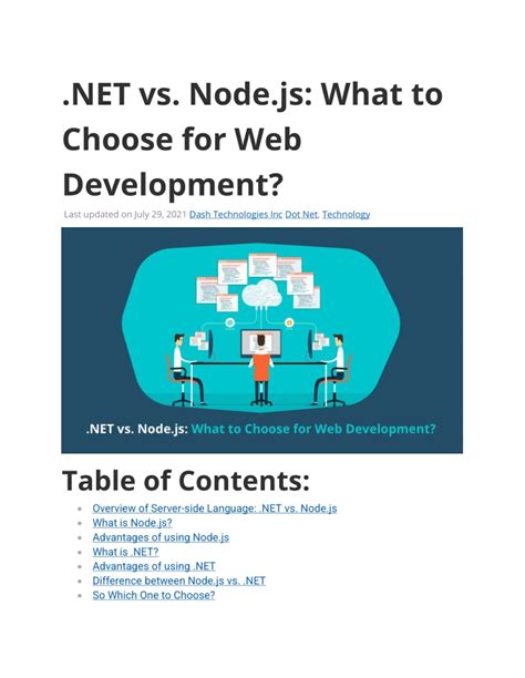 PPT NET Vs Node Js What To Choose For Web Development PowerPoint