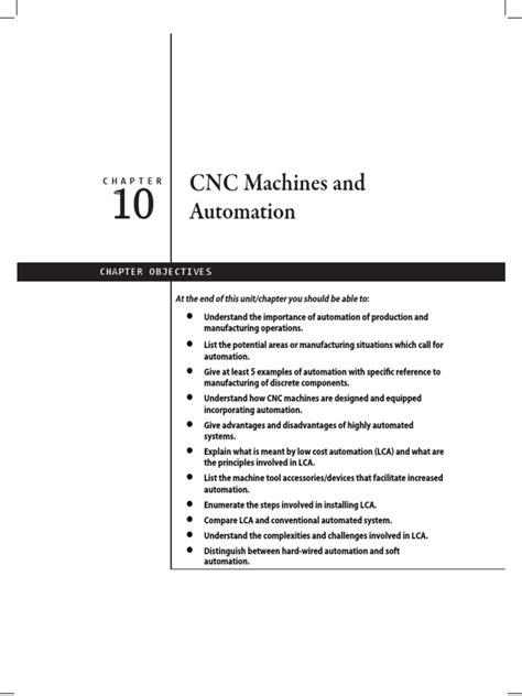 cnc machines and automation chapter objectives pdf automation numerical control