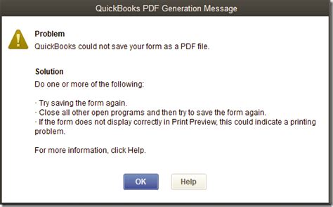 fix quickbooks unable to create pdf or qb won t print pdf