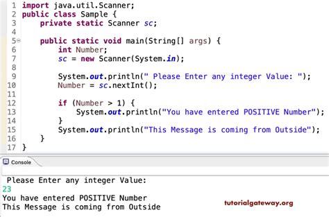 java if statement