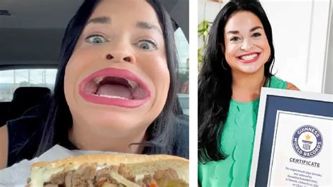 Woman With Worlds Biggest Mouth Wants To Find Out How Many Of These That Can Fit In Her Mouth