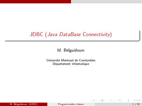 jdbc java database connectivity