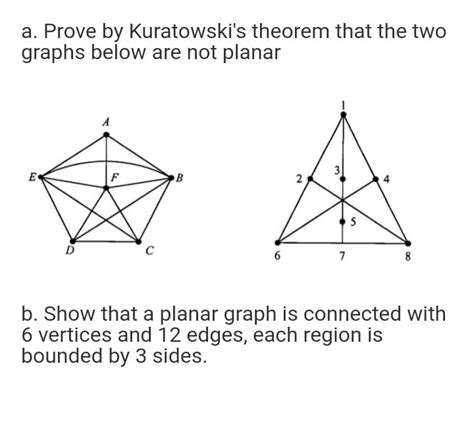 answered a prove by kuratowski s theorem that… bartleby