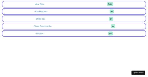 Inline Style React Codesandbox