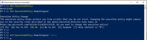 set executionpolicy for managing powershell execution policies 2022